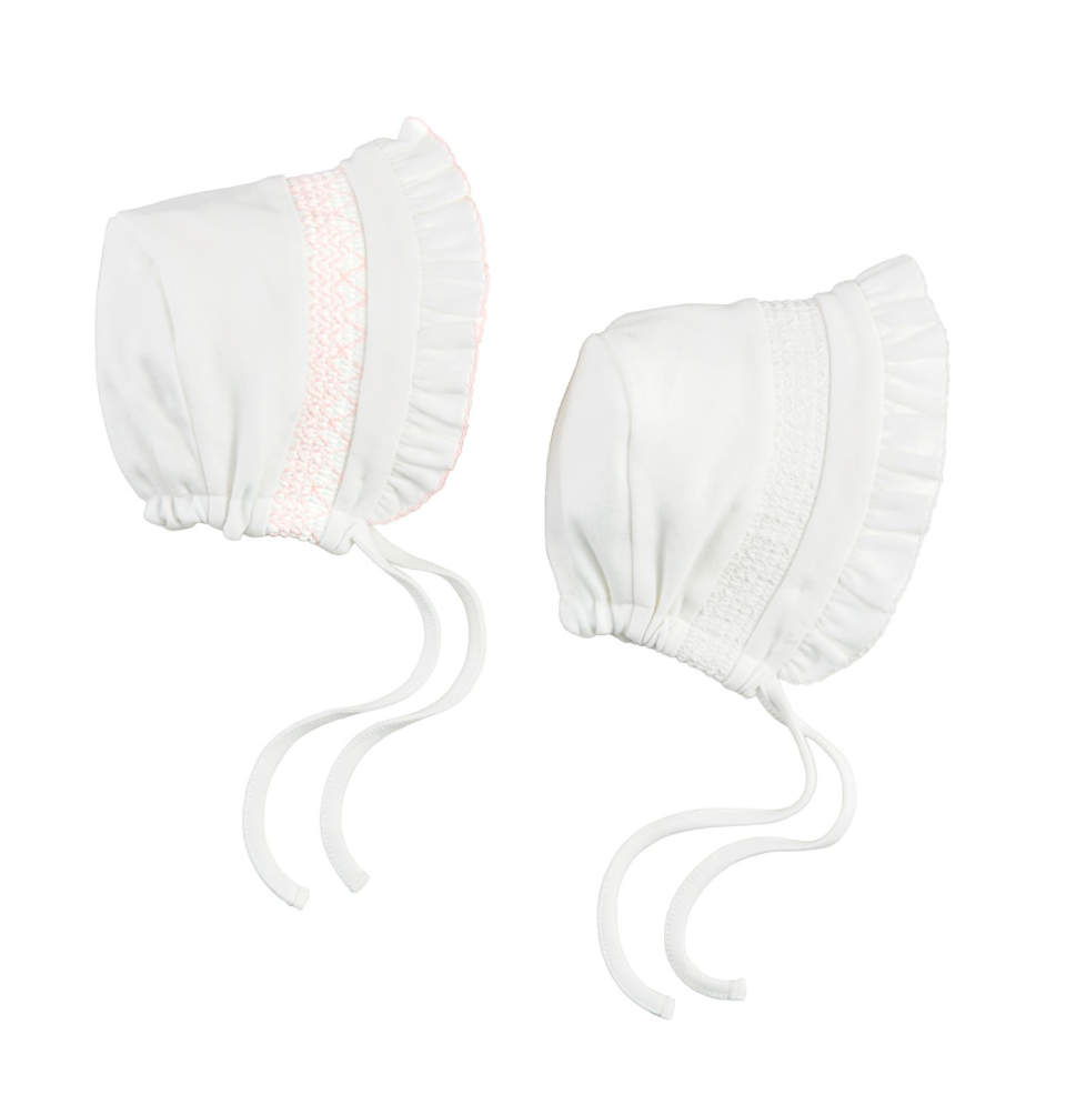 Girls SMOCKED BONNETS – Cotton Belles Boutique & Co