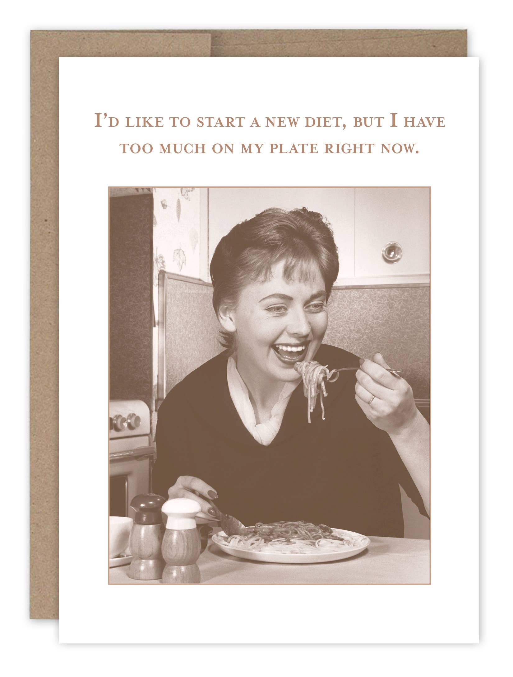 Too Much On Plate Birthday Card – Cotton Belles Boutique & Co