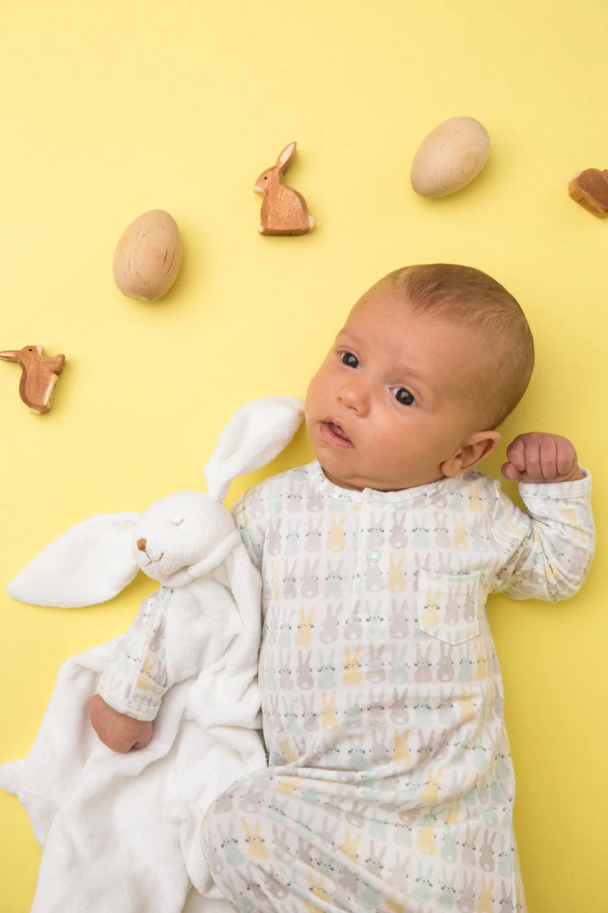 LOVIE BLANKIE - BUNNY WHITE – Cotton Belles Boutique & Co